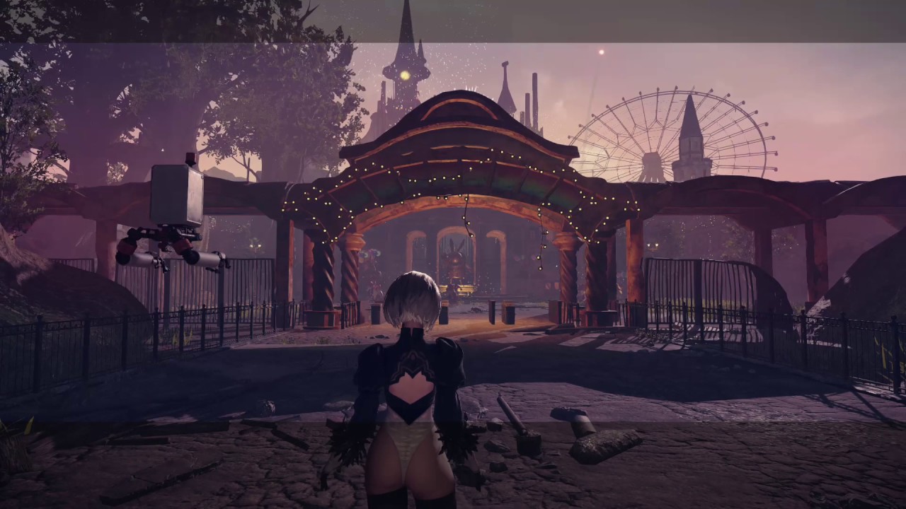 Nier Automata PC 2B Gameplay - YouTube