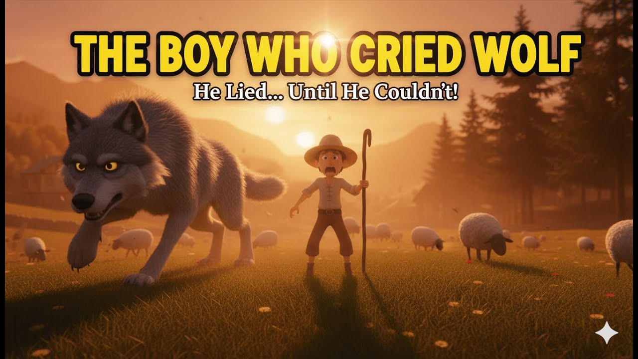 The Boy Who Cried Wolf | Real Shepherd & Wolf Story | Kids Stories ...