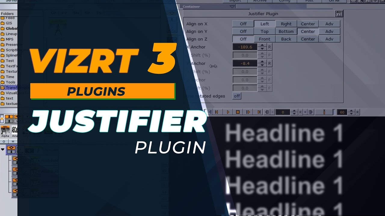 Vizrt 3 Justifier Plugin Tutorial - YouTube