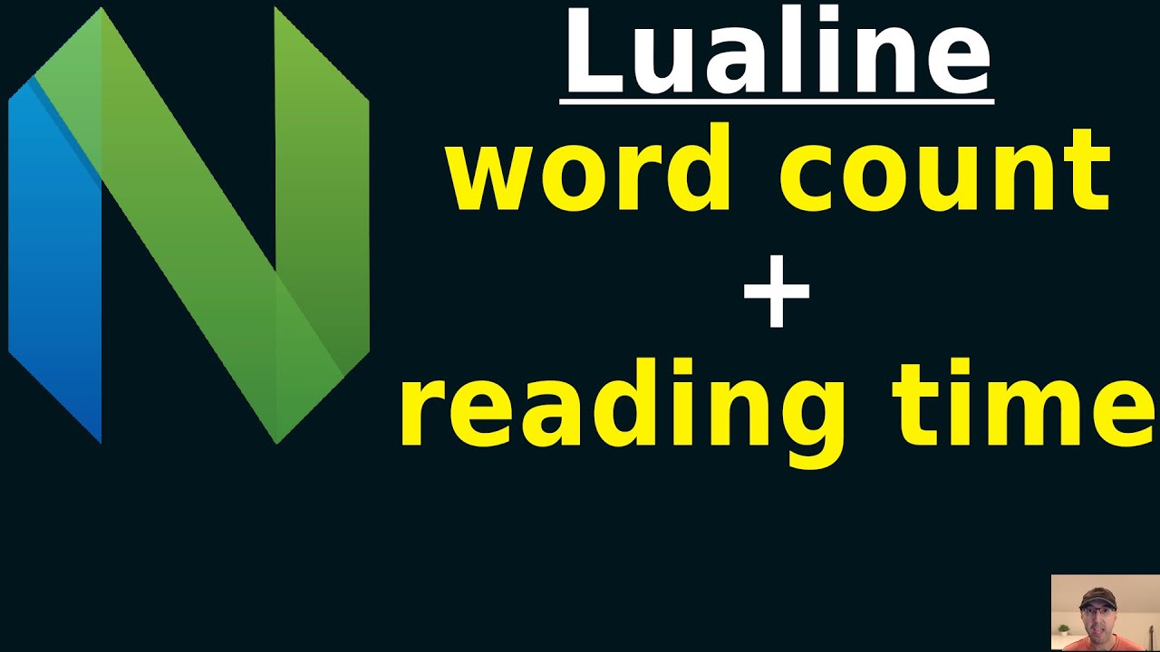 Modify Lualine in Neovim to Show Word Count and Reading Time - YouTube