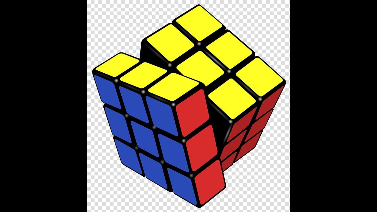 Explanation of 1 color in rubix cube ☺ - YouTube
