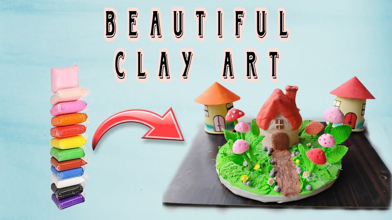 Beautiful Clay House Making 🏡 | Clay art | Diy craft ideas | - YouTube