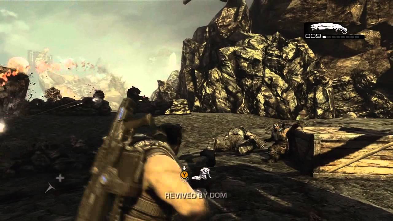 Gears of War 3: Stepping On The Beach Hardcore Playthrough Ep 11 - YouTube