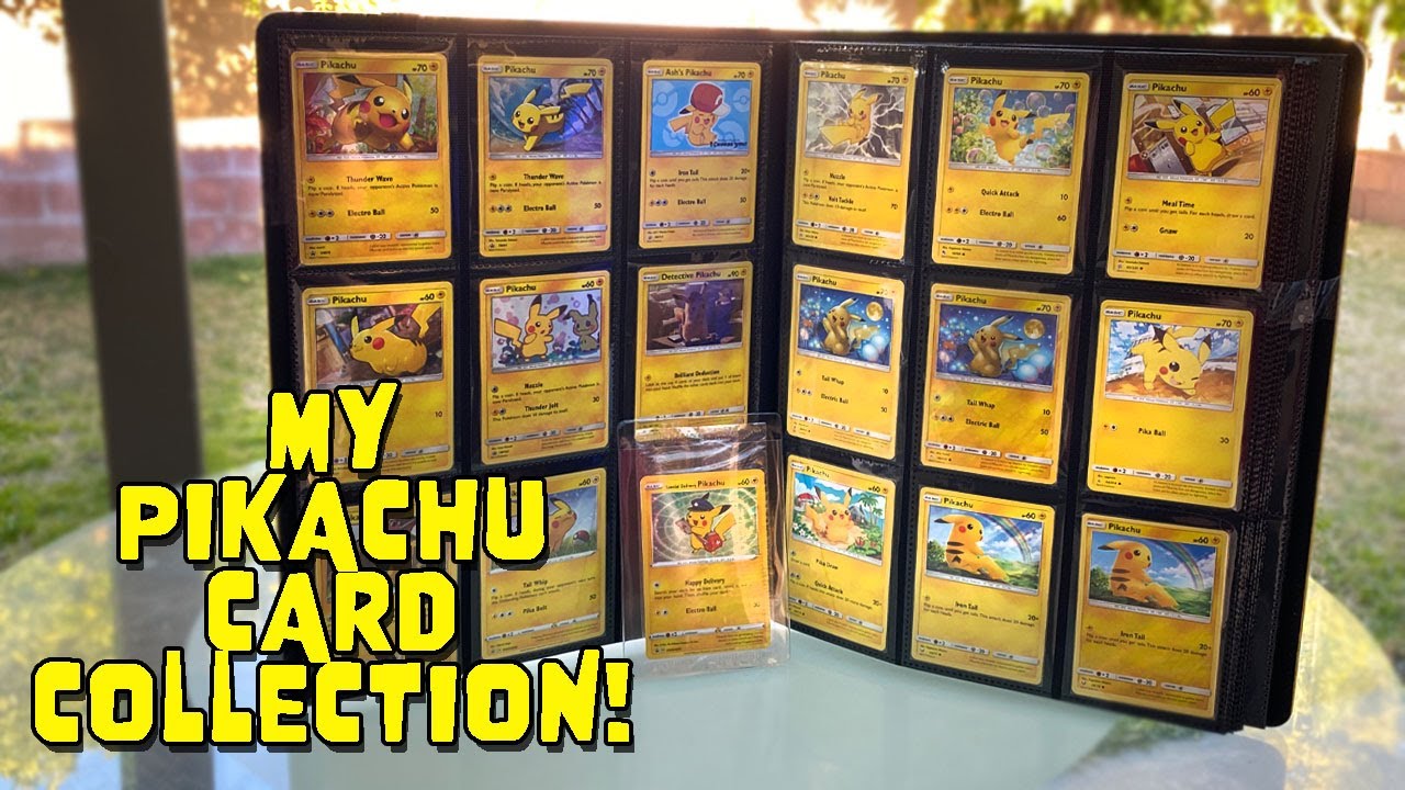My Pikachu Card Collection 2021! - YouTube