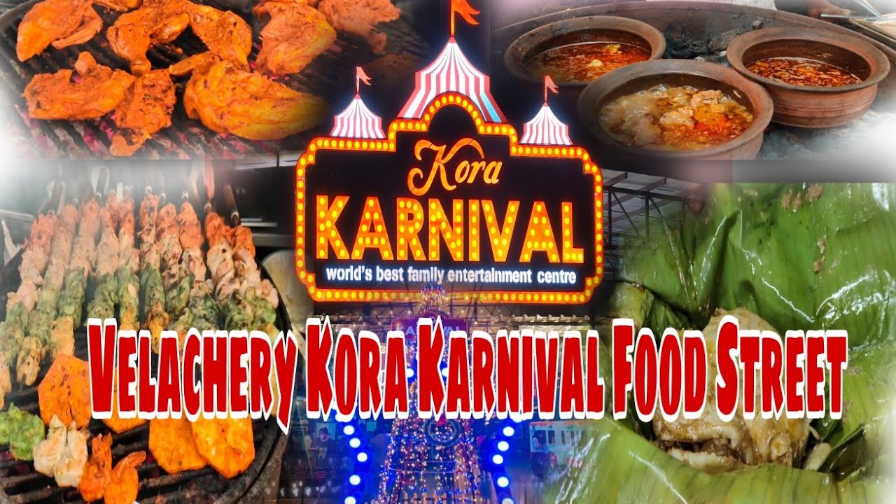 Kora Karnival Food Street | 24 hours |Velachery | Thoothukudi Poricha ...