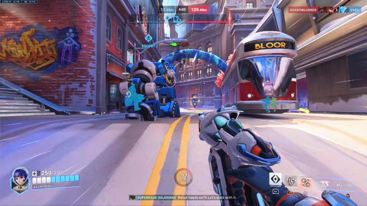 Overwatch 2 - Another game with the new support, Luna! - YouTube