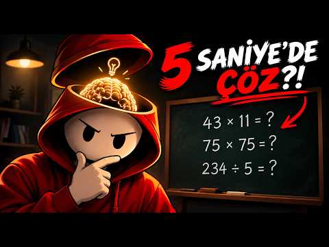 Sana Okulda Öğretmedikleri 5 MATEMATİK HİLESİ! 🔢 (5 Saniye'de Çözeceksin!)