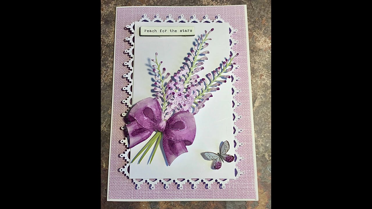 How to make this quick and easy pretty 3D card. - YouTube