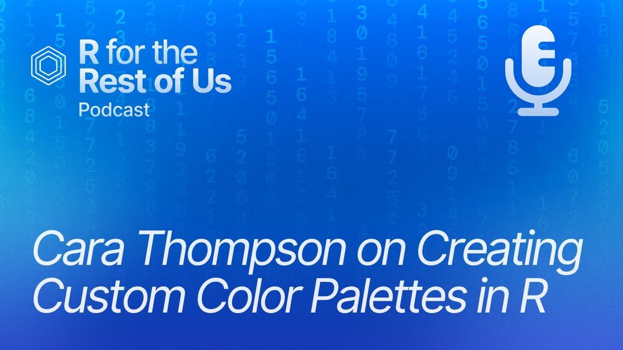 Cara Thompson on Creating Custom Color Palettes in R - YouTube