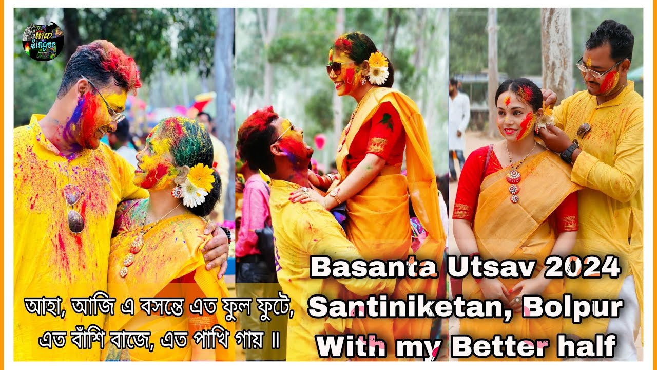 Basanta Utsav2024 | #santiniketan | Full reel #bolpur #reels #iphone # ...