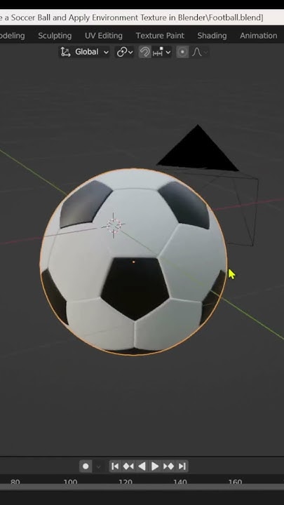 Blender Soccer Ball Tutorial #shorts - YouTube