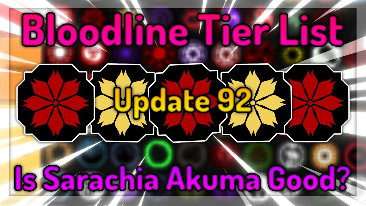 [NEW] Shindo Life All Bloodlines Tier List Updated Version | Is The ...