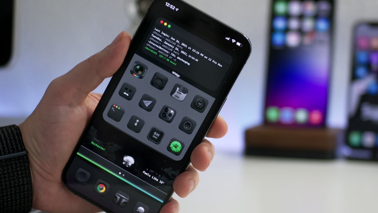 The Best iOS 14 Setups: iDM Carbon Refined (No Jailbreak) - YouTube