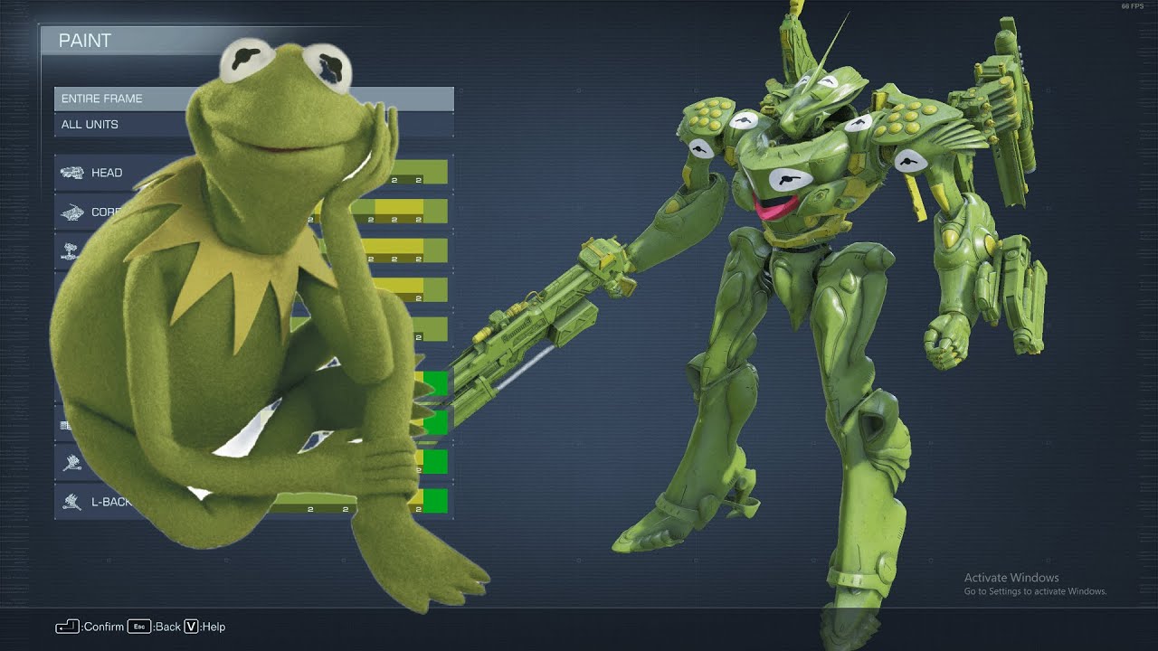 ARMORED CORE 6 KERMIT BUILD - YouTube