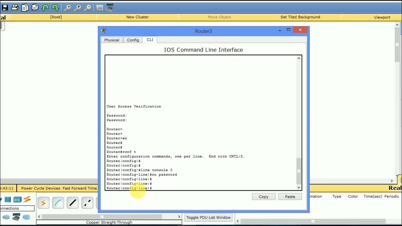 Enable Password - Privileged EXEC mode access and changed Hostname ,Cisco packet. - YouTube