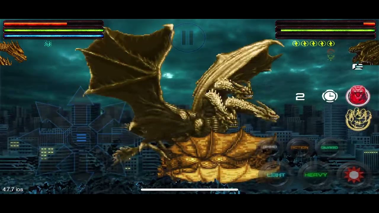 Futurian King Ghidorah VS Monsterverse Ghidorah (Godzilla Omniverse ...
