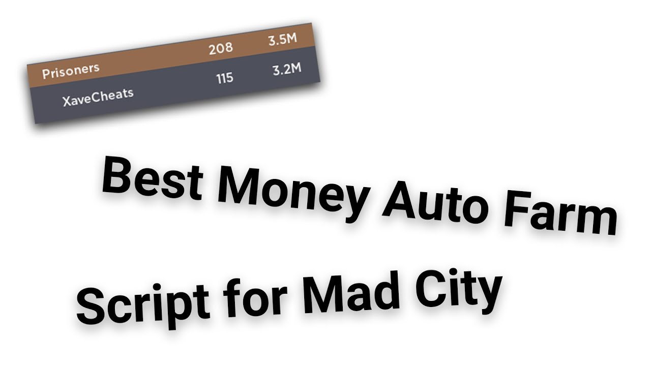 Mad City money auto farm script 2022 - YouTube