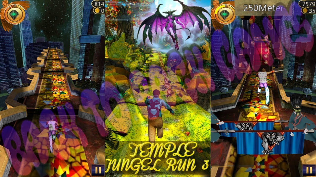 Temple Jungle Run 3D Gameplay For All Kids And Babies - YouTube