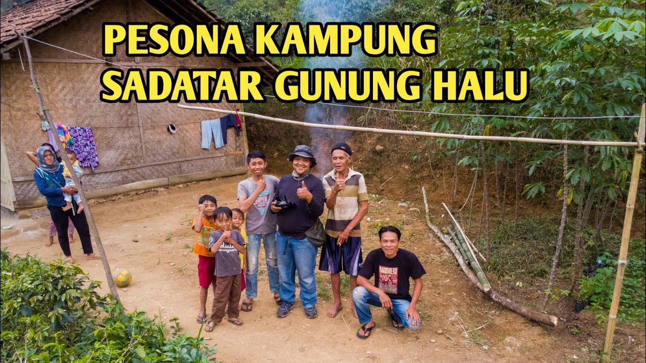 PESONA KAMPUNG SADATAR GUNUNG HALU KABUPATEN BANDUNG BARAT - YouTube