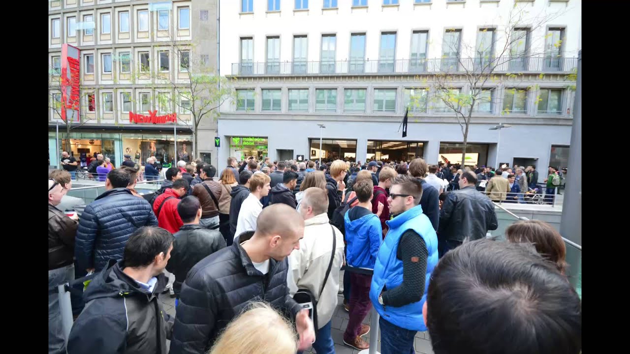 Apple Store Eröffnung Hannover - YouTube