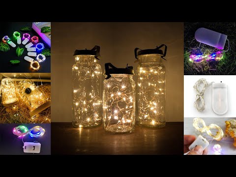 2M 20Led Mini Micro Copper Wire Light Battery Operated Led Strip String ...