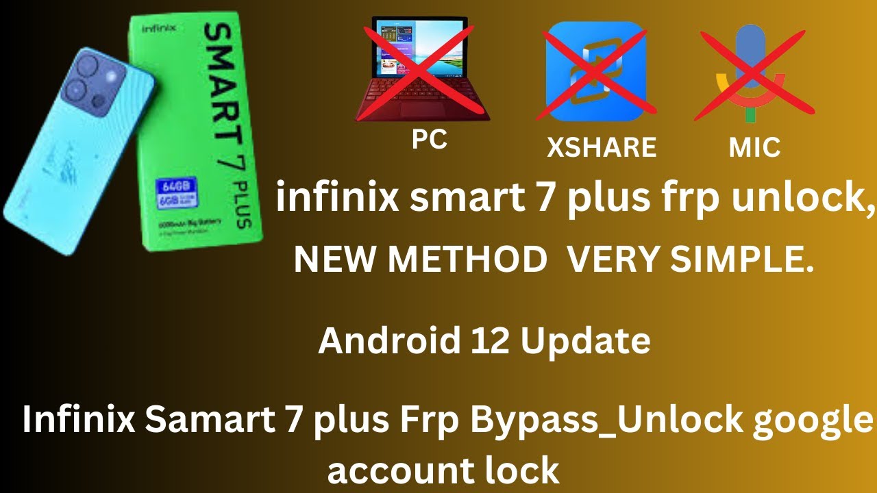 Infinix Samart 7 plus Frp Bypass_Unlock google account lock __ infinix ...
