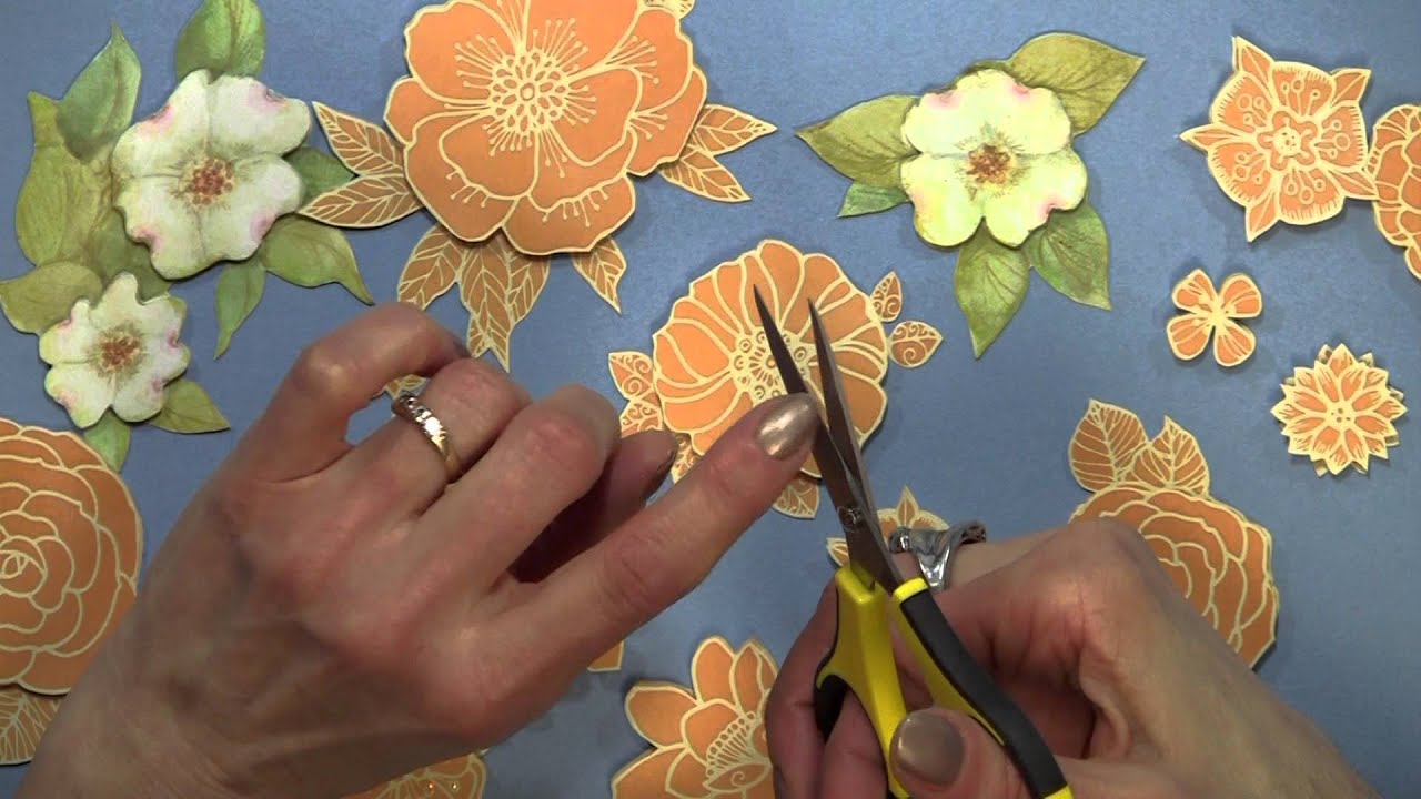 Creating Three Dimensional Stickers Using Card Stock - YouTube