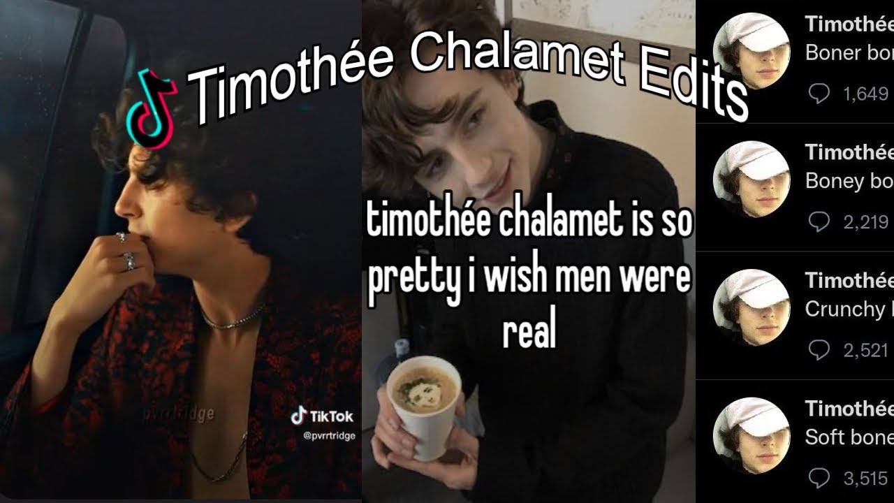 6 mins of Timothée Chalamet edits - YouTube