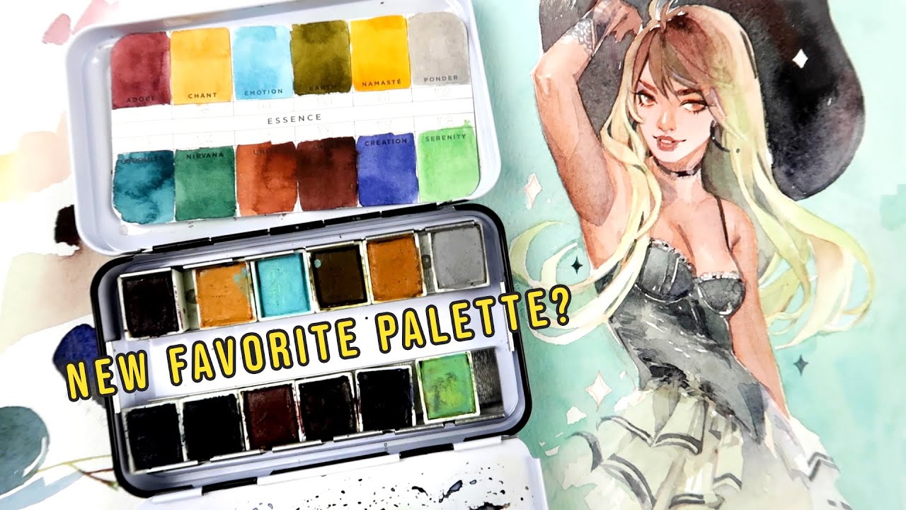 Prima Essence Watercolor Palette | First Impression - YouTube