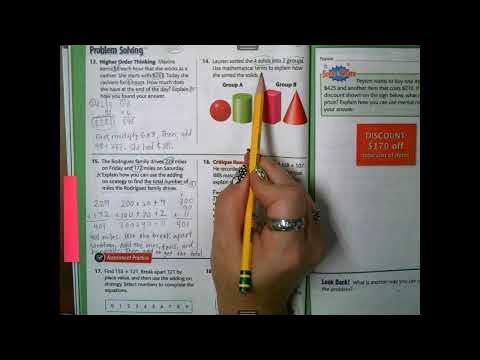 Page 300 Problem Solving 3rd Grade enVision Math Topic 8 Lesson 3 - YouTube