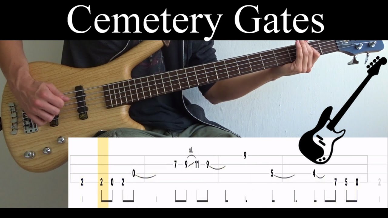 Cemetery Gates (Pantera) - (BASS ONLY) Bass Cover (With Tabs) - YouTube