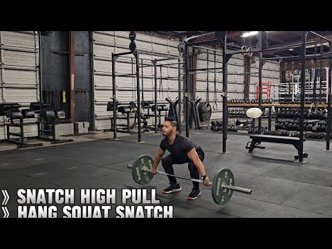 Snatch High Pull + Hang Squat Snatch - YouTube
