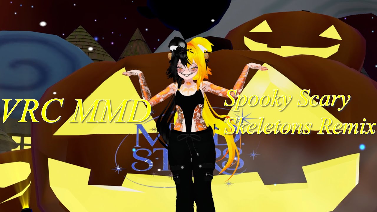 VRC MMD: Spooky Scary Skeletons Remix (Halloween Special) - YouTube