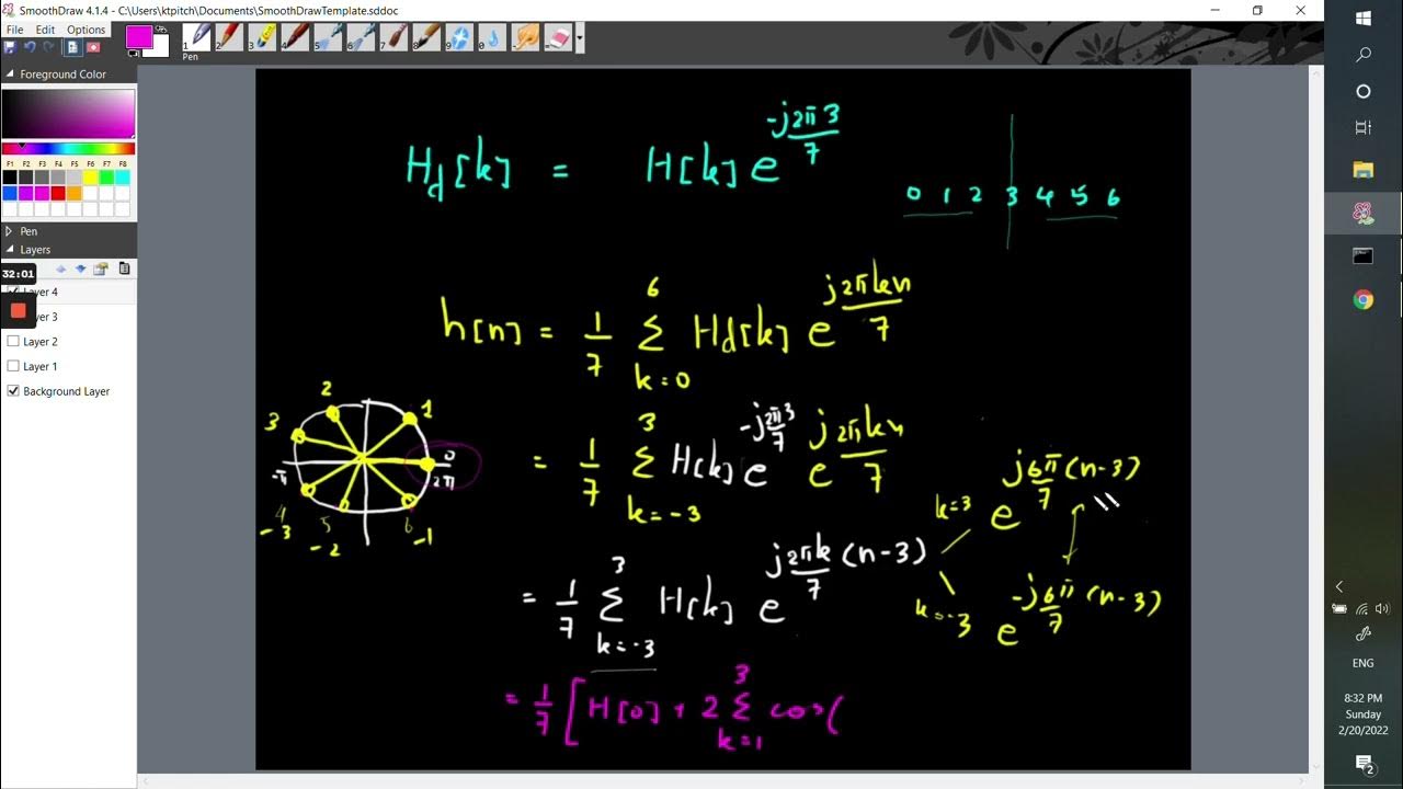 การออกแบบตัวกรอง FIR ด้วย Frequency Sampling Method ตอนที่ 2/3 - YouTube