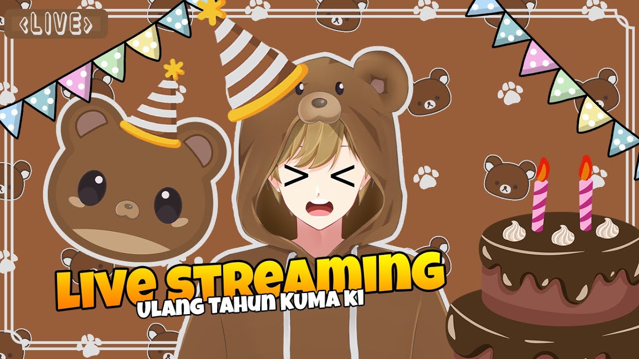 🔴[LIVE] VTuber Live streaming - Kasih Aku Hadiah Dong | Ulang Tahun ...