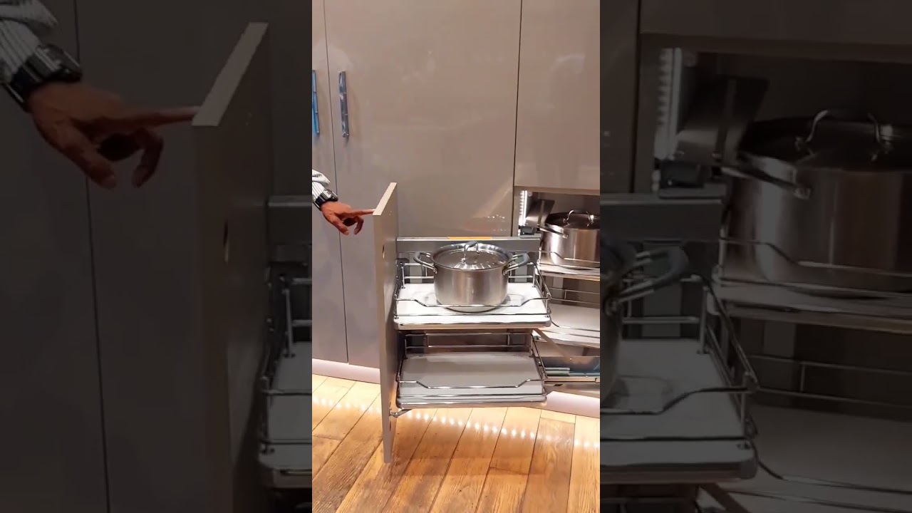 Magic Corner By Hafele Youtube 800 Mm Corner Base With 400mm Fascia