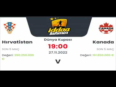 Hırvatistan Kanada İddaa Tahminleri 27 Kasım 2022 #iddaa