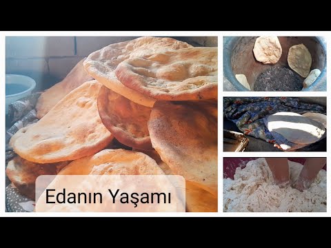 Edanın Yaşamı | Tandır Ekmeği Pişirdim 🥖#köy #vlog #tandırekmeği