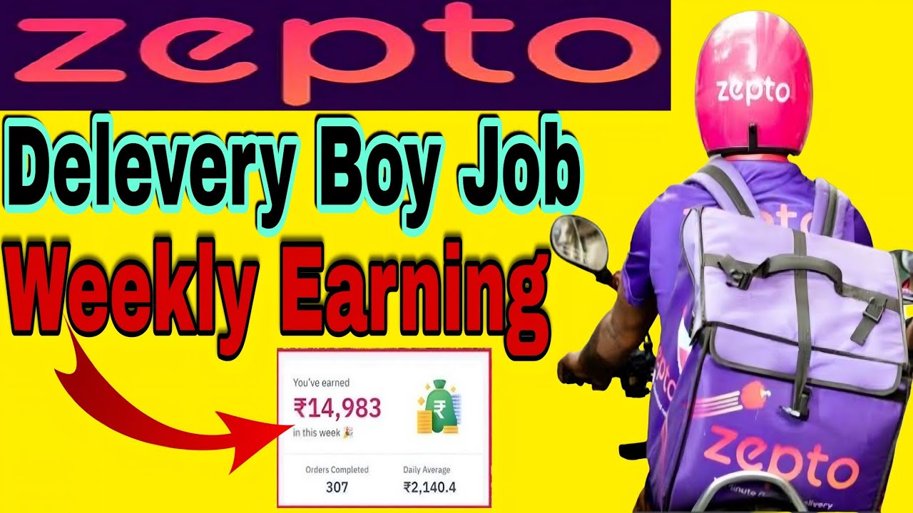 Zepto Delivery Partner Earnings || Zepto Cycle Delivery Boy Salary ...
