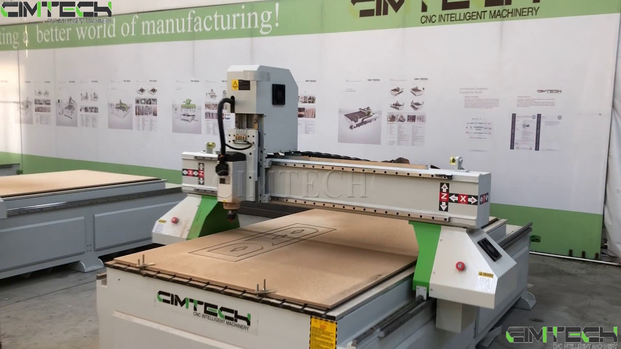 4X8 CNC Router Machine For Wood Cabinet - YouTube
