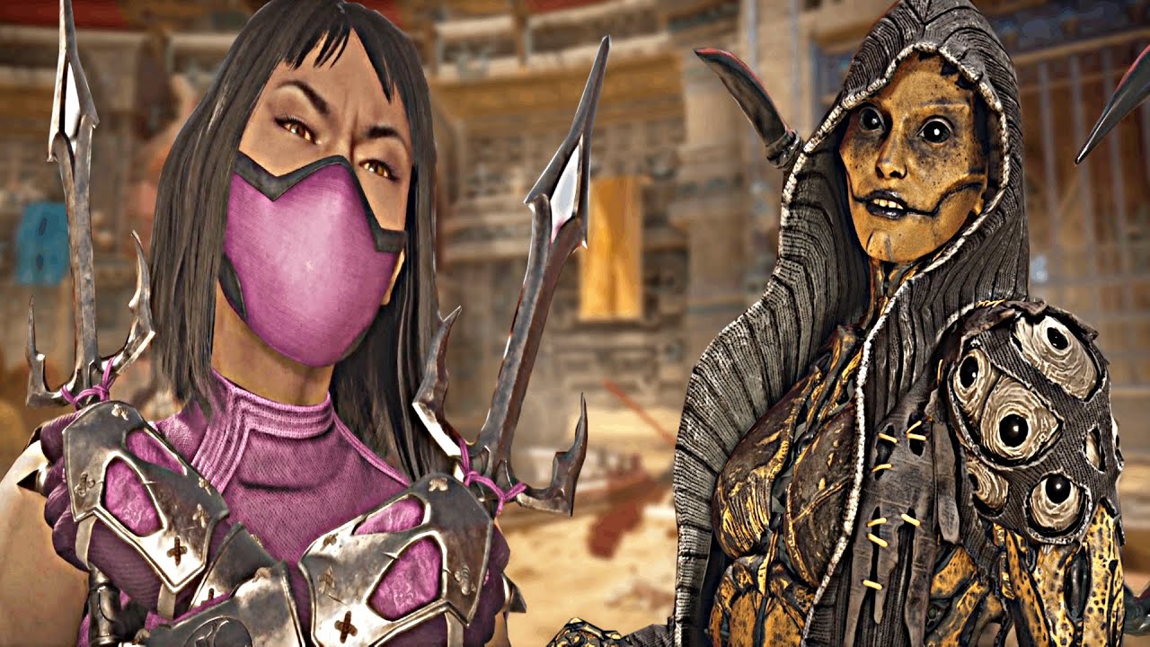 All D'Vorah vs Mileena Intro Dialogues (MKX) + MK11 References [HD ...