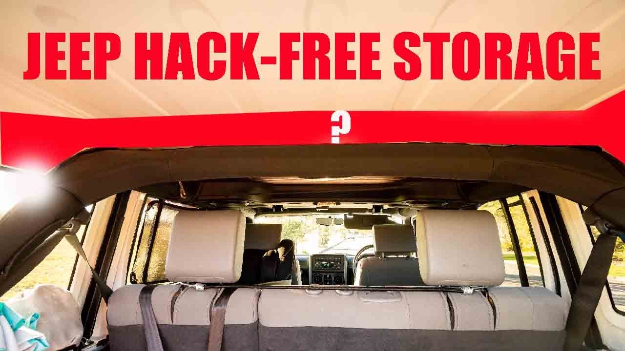 JEEP HACK-FREE STORAGE - YouTube