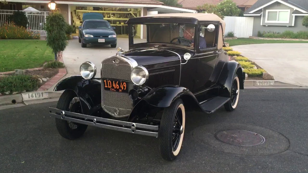 1931 Model A Driving Video - YouTube