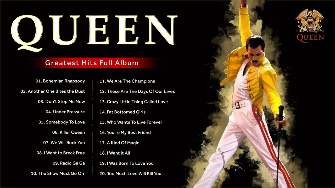 Queen Greatest hits Full Album ~ Best Songs Queen 2022 - YouTube