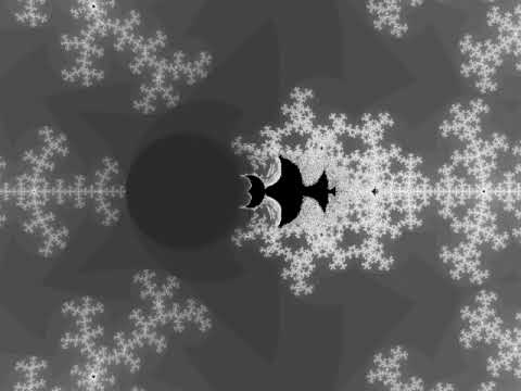 changing the inversion offset for the celtic mandelbrot set - YouTube