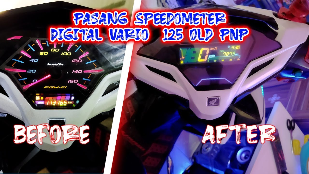 Pasang Speedometer Digital Vario 125 Old PNP - YouTube