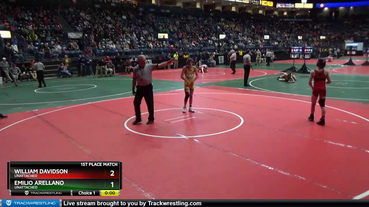 William Davidson vs Emilio Arellano 2019 OAC Freshman State 98lbs ...