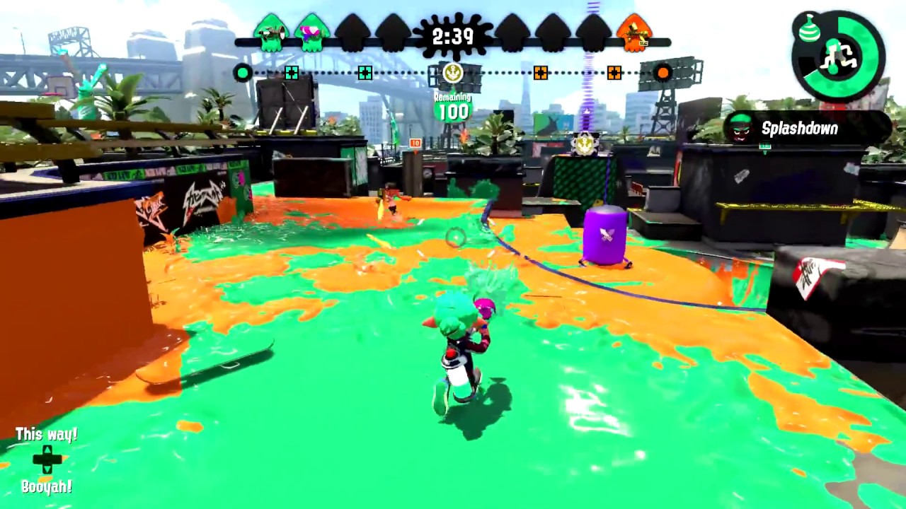 Blackbelly Skatepark glitch?? - Splatoon 2 - YouTube