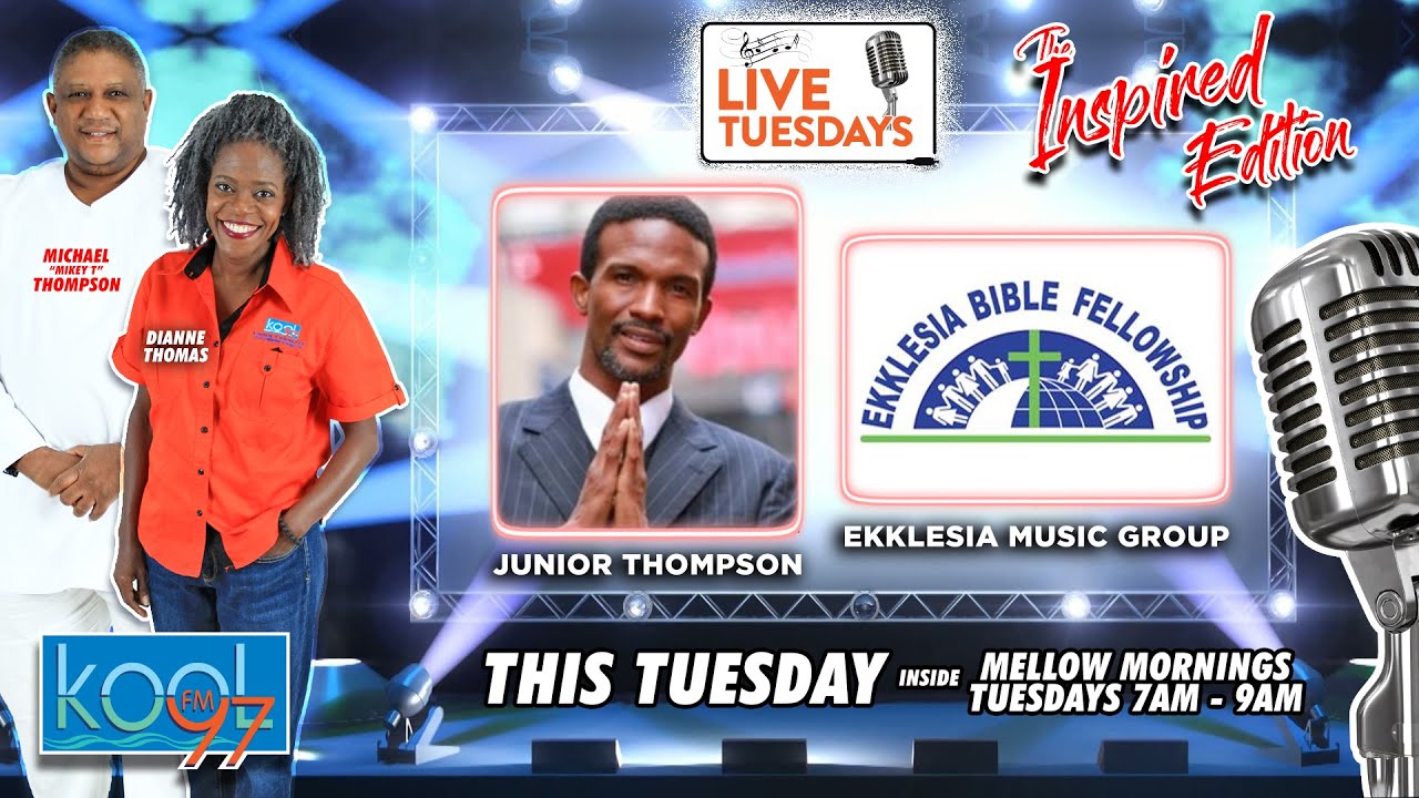 Live Tuesday Inspired | Junior Thompson & Ekklesia Music Group - YouTube