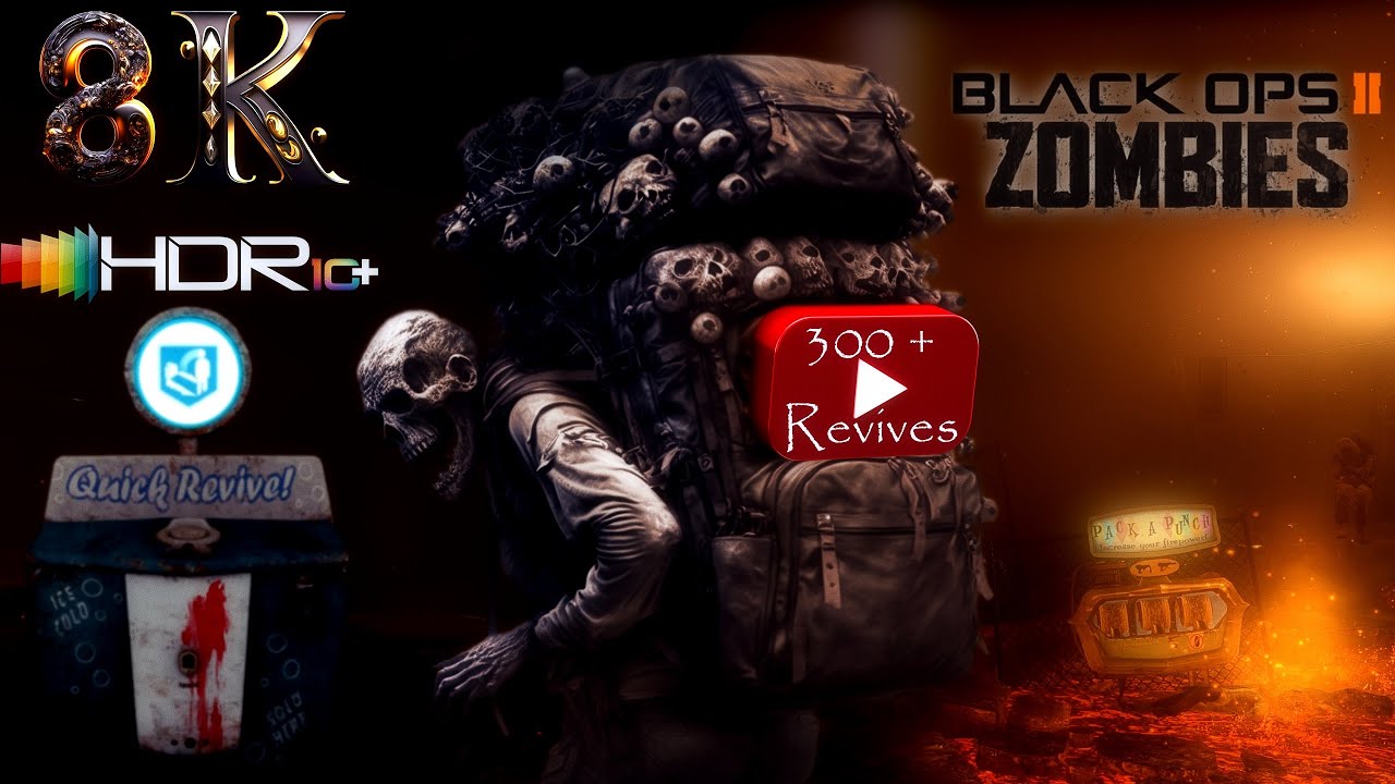 Town Zombies (8 Players) 300+ Revives [8K, HDR10+, 60FPS] - YouTube